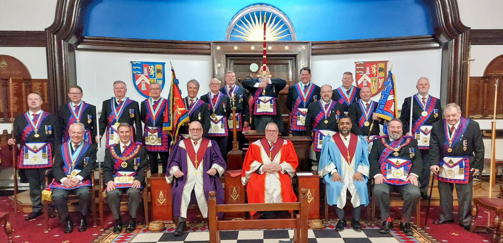 Chingford Masonic Centre hold a Combined Cluster Convocation