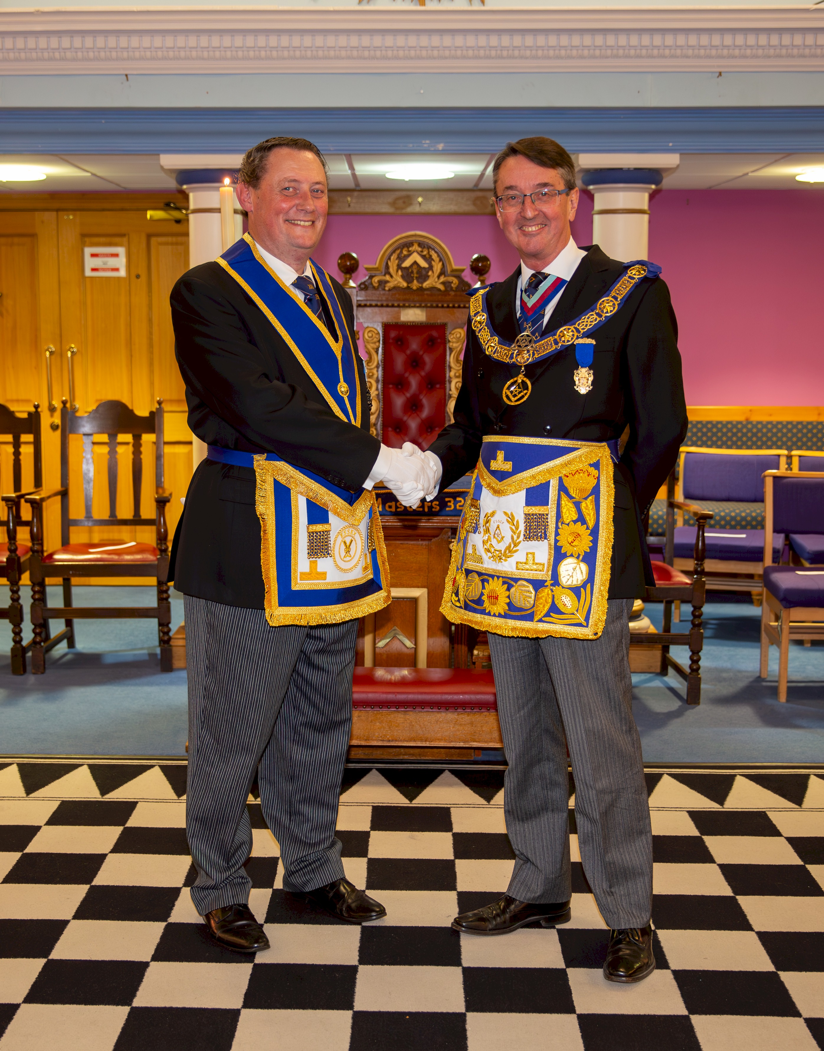 The largest Lodge in UGLE installs Robert Whittingham as new WM