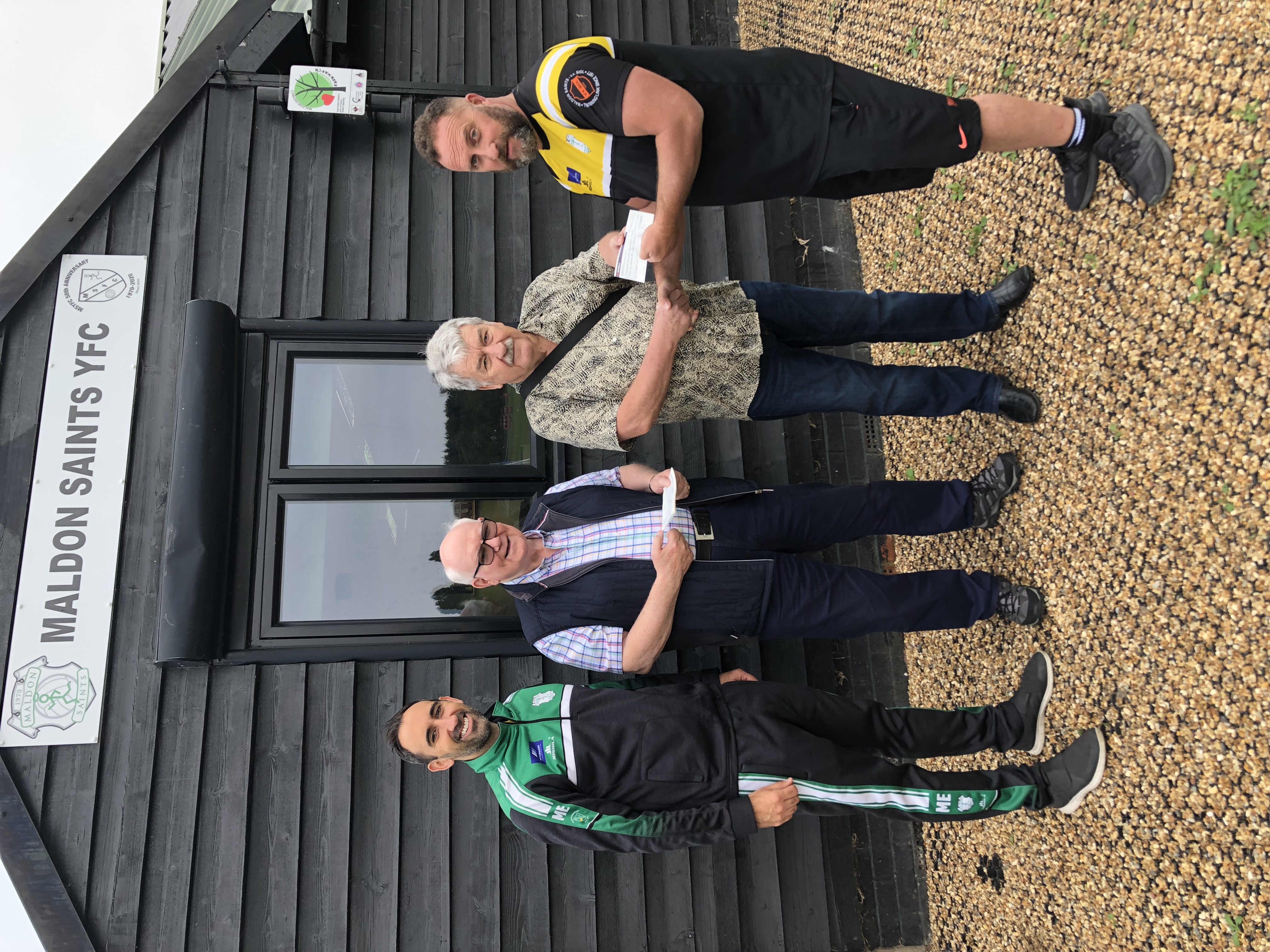 Freemasons donate £1140 to Maldon Saints Youth Football Club