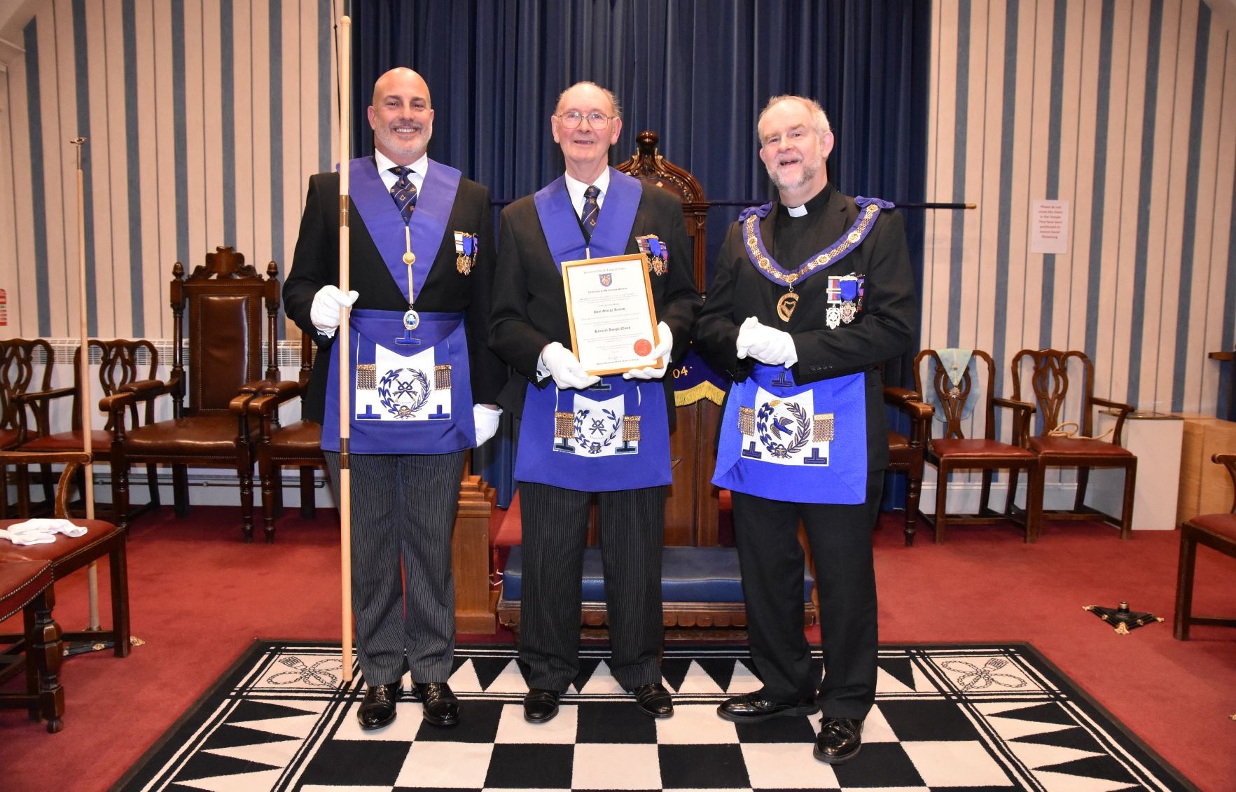 The Earl of Warwick Lodge: Ken Elmes 50th Anniversary