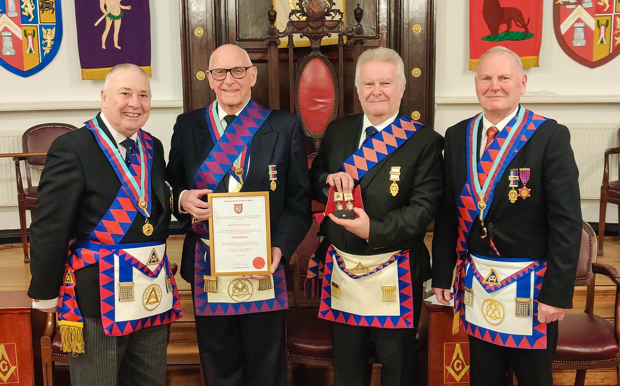 St Chad Chapter No. 3115 Marks two Milestones